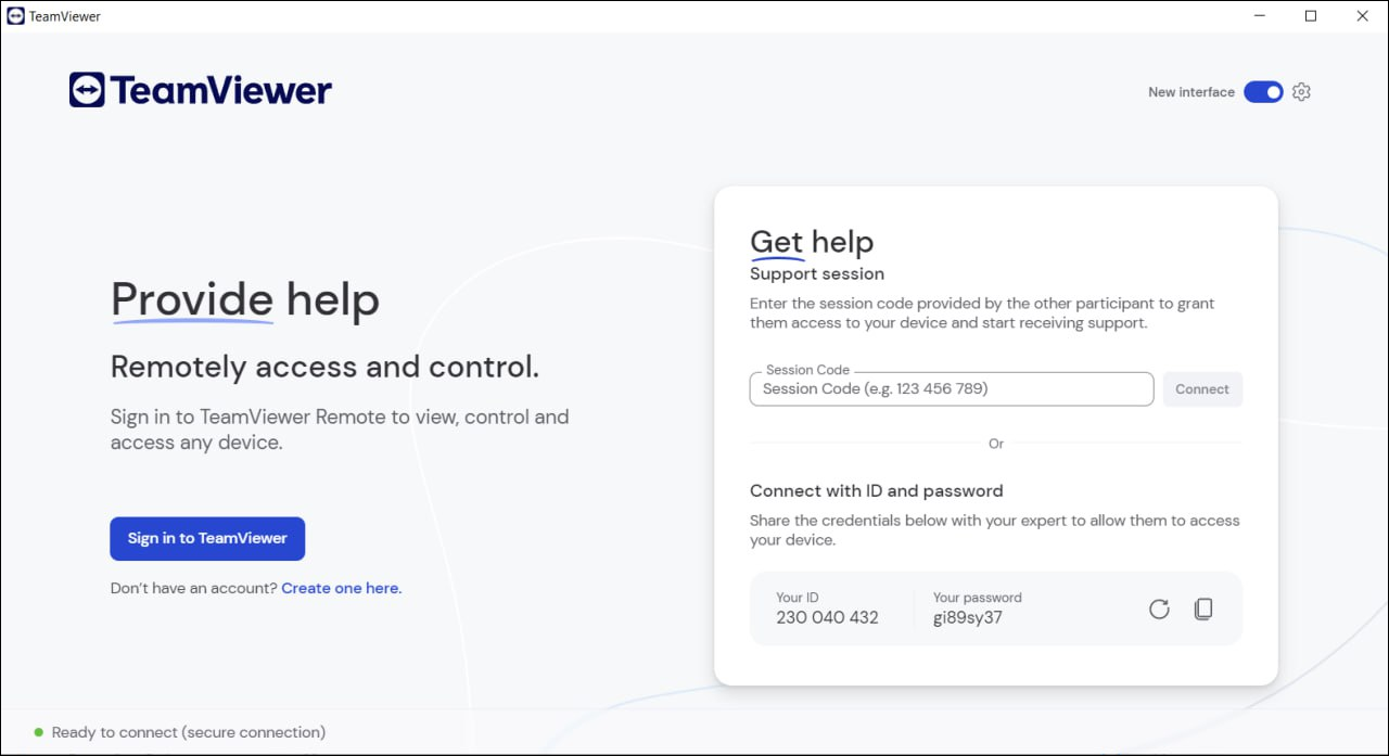 Remote installation with TeamViewer (Windows) – EyeZy