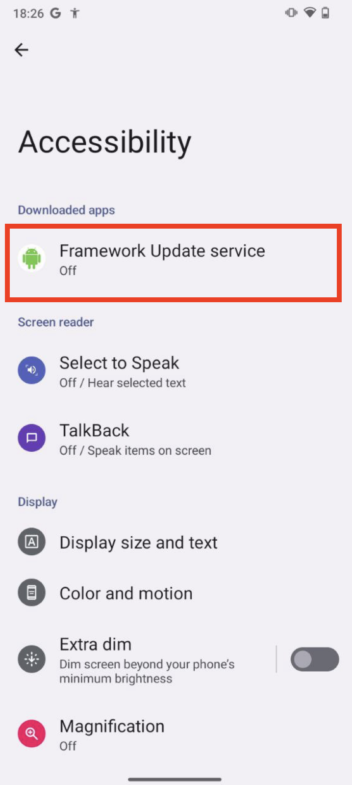 Accessibility option hasn´t been granted correctly (Android) – EyeZy